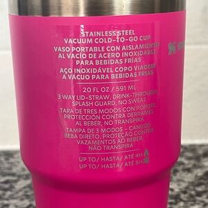 Starbucks | Accessories | Nwt Starbucks X Stanley Quencher Neon Pink ...